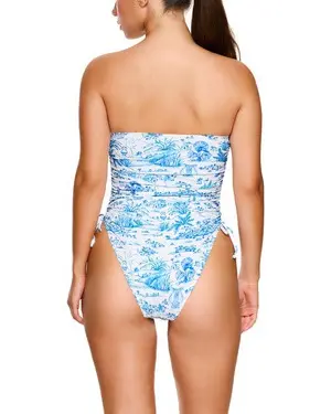 GOTTEX Summer Toile Bandeau One Piece Swimsuit