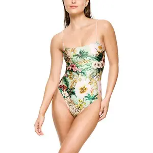GOTTEX Jungle Treasure Open Back One Piece Swimsuit - Multi-jungle