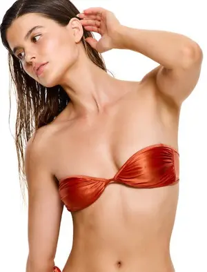 GOTTEX Satin Royale Brallete Bikini Top Swimsuit
