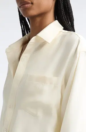 Alexander Wang Silk Pre-styled Layered Cami Shirt