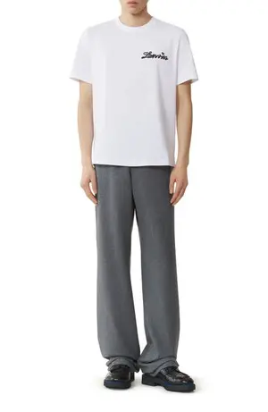 LANVIN Ribbon Cotton T-shirt - Optic White