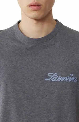 LANVIN Ribbon Cotton T-shirt