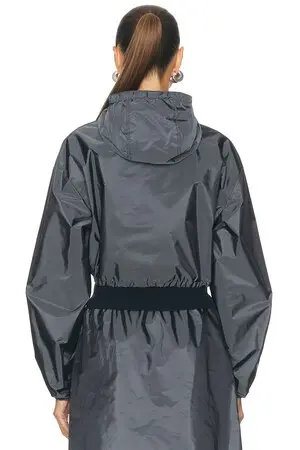 Miu Miu Piuma Carta Jacket In Grey