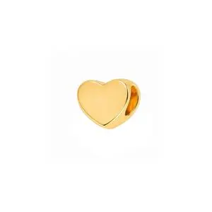 BELINDA JEWELZ Heart Slider Charm - Gold