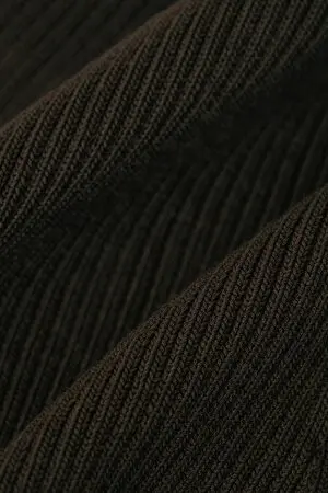 HAELO Laced Knit Short - Chocolate Brown