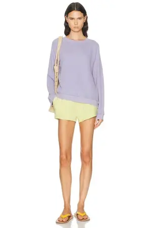 American Vintage Uscow Crewneck Sweater In Purple