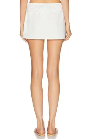 DEIJI STUDIOS Flounce Layer Mini Skirt - White