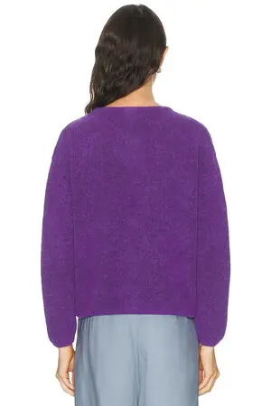 American Vintage Vitow Cardigan In Purple - Cosmos