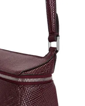 TOTEME Clip Palmellato Patent Shoulder Bag