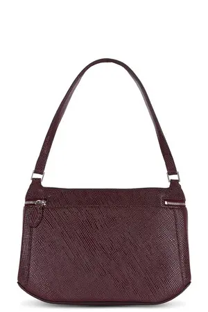 TOTEME Clip Palmellato Patent Shoulder Bag - Cherry