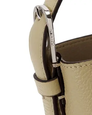 TOTEME Petite Belted Grained Leather Tote Bag