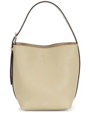 TOTEME Petite Belted Grained Leather Tote Bag