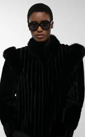 DUCIE Gemma Faux Fur Coat