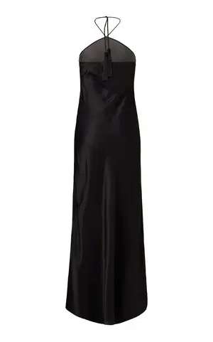 ROAME Tallulah Silk-blend Maxi Dress