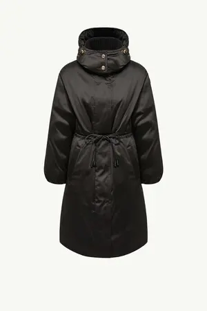 Moncler Contemplatif Hodded Long Down Parka - Black