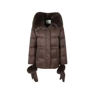 YVES SALOMON Jackets - Brown