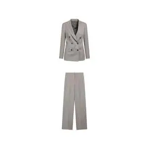 Tagliatore Grey Trousers Tailored Trousers - Gray