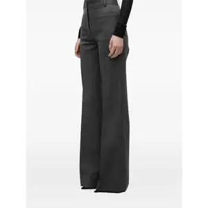 Victoria Beckham Grey Trousers High-waisted Trousers