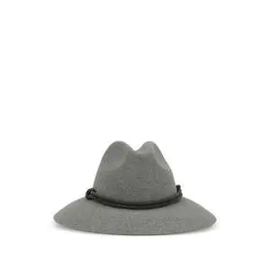 Brunello Cucinelli Grey Hats - Gray