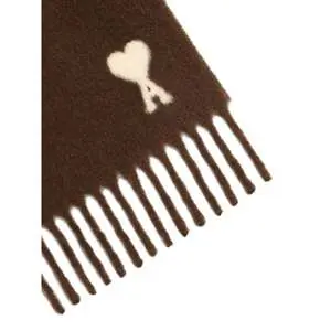 AMI Paris Scarves - Brown