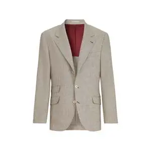 Brunello Cucinelli Neutrals Jackets Blazers - Cream