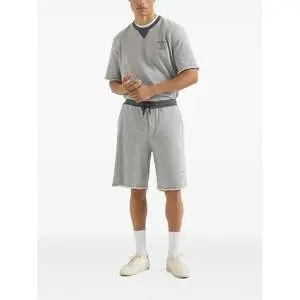 Brunello Cucinelli Grey Shorts Track & Running Shorts