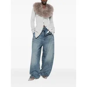 Blumarine Grey Knitwear Cardigans