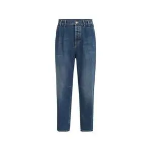 Brunello Cucinelli Denim Loose-fit Jeans - Blue