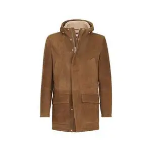 Brunello Cucinelli Coats Leather Coats - Brown