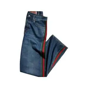 Gucci Denim Regular & Straight-leg Jeans - Blue