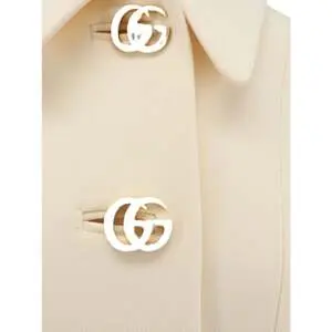 Gucci White Coats Single Breasted Coats