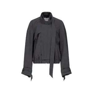 Victoria Beckham Grey Jackets Bomber Jackets - Gray