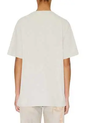 Kenzo Loose-fitting Cotton T-shirt With Wild Tiger Embroidery - Gray