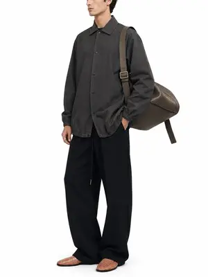 Fear Of God Giacca A Vento Con Logo - Grey