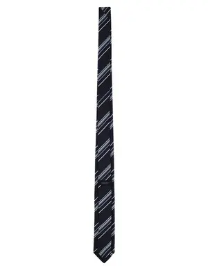 BOSS Cravatta Jacquard A Righe Diagonali - Blue