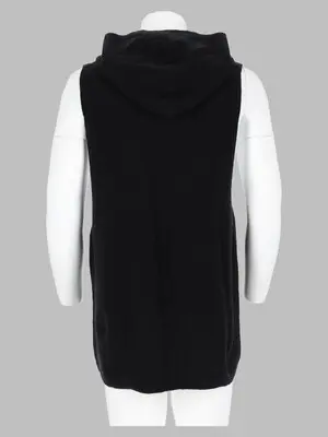 Rick Owens Top Smanicato In Maglia Di Cashmere