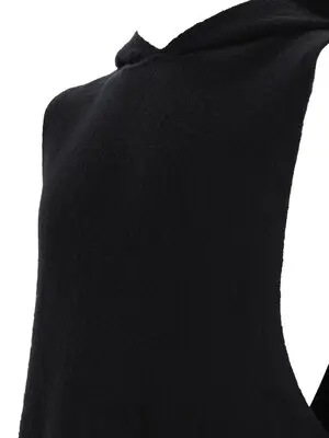 Rick Owens Top Smanicato In Maglia Di Cashmere