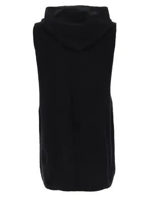 Rick Owens Top Smanicato In Maglia Di Cashmere