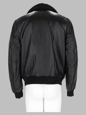 Moose Knuckles Bomber "toba" In Pelle