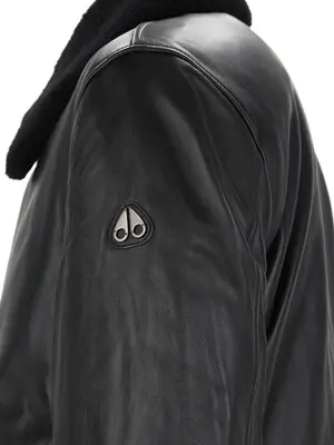 Moose Knuckles Bomber "toba" In Pelle