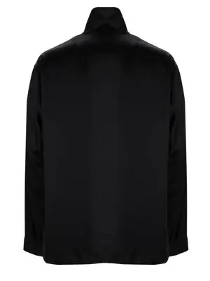 Y3 Giacca Sportiva In Raso - Black