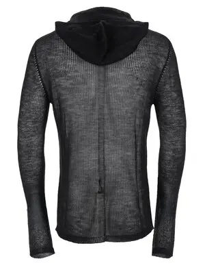 Rick Owens T-shirt Trasparente Con Cappuccio