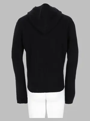 Rick Owens Maglia In Cashmere Con Cappuccio