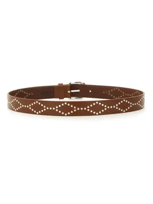 Isabel Marant Étoile Cintura "liliana" Con Borchie - Buff