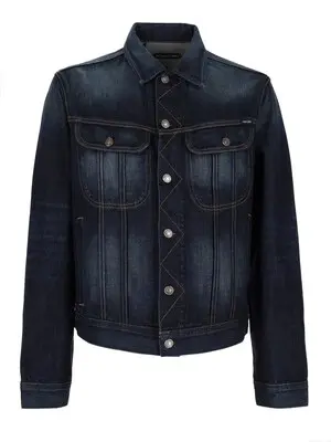 TOM FORD Giacca In Denim - Blue