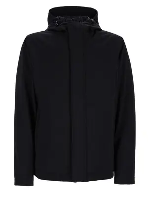 Herno Giubbotto Con Cappuccio - Black