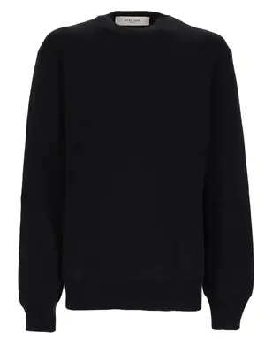 GOLDEN GOOSE Maglia Con Logo - Black