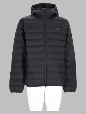Fred Perry Giacca Imbottita Con Cappuccio