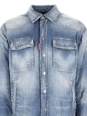 Dsquared2 Camicia In "medium Perfecto Puffy
