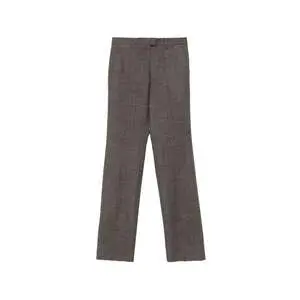 Etro Grey Trousers Straight Trousers - Gray